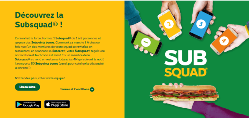 Subway® successfully rolls out the Subcard® Loyalty programme in France ...